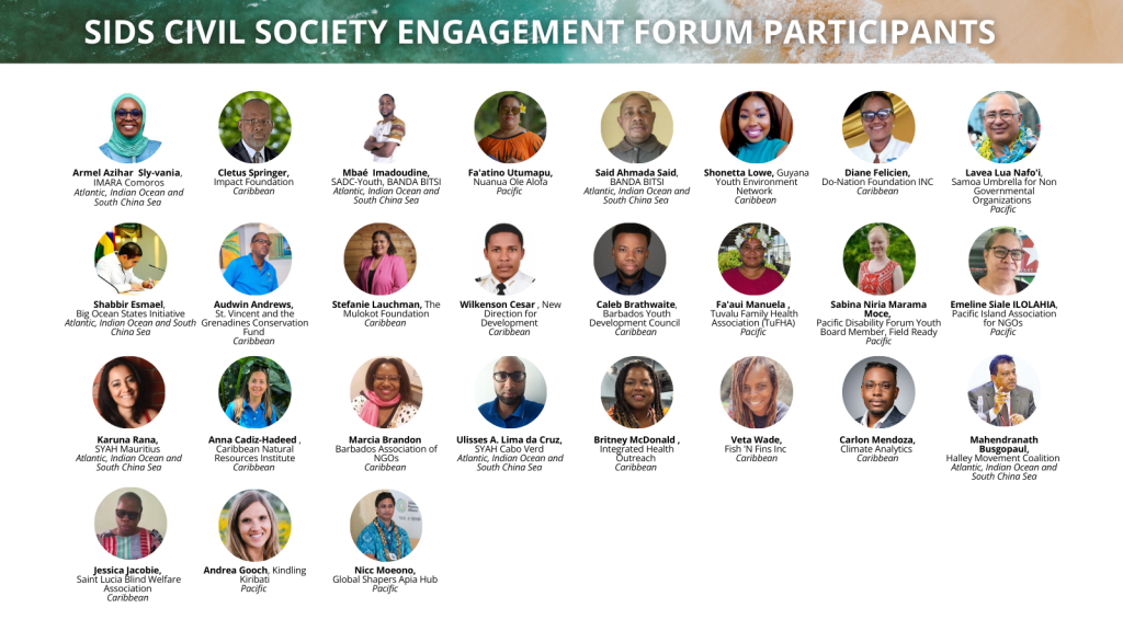 SIDS Civil Society Engagement Forum | Department of Economic and Social Affairs